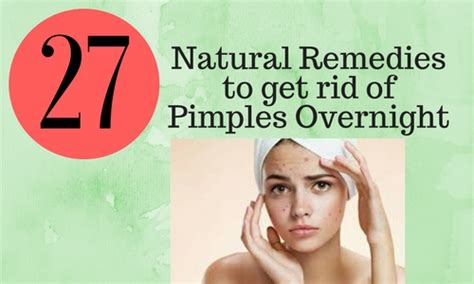 How Get Rid Of Pimples Overnight Naturally