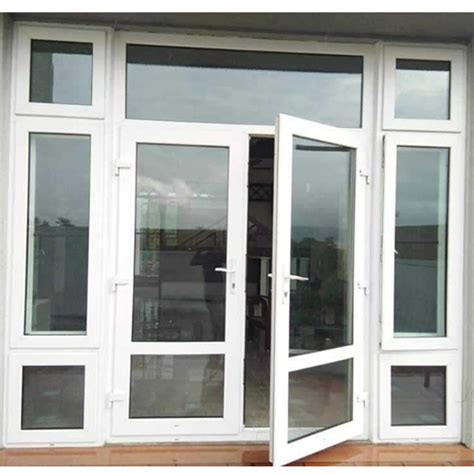 Large Upvc Door With Window Upvc Material Various Sizes Available