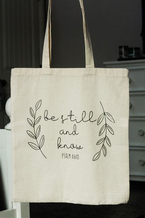Bible Verse Tote Bag Etsy