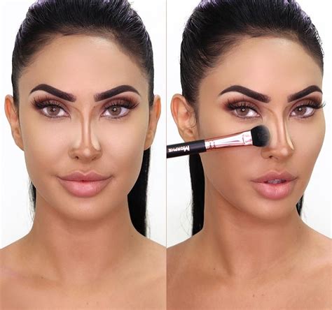 Nose Makeup Contouring