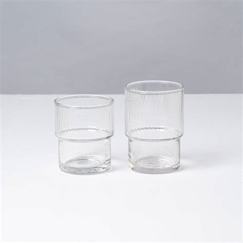 Stacking Glass Small Set Of 4 Glassette