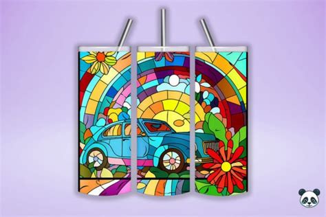 Car Stained Glass Background Graphic By Pandastic · Creative Fabrica