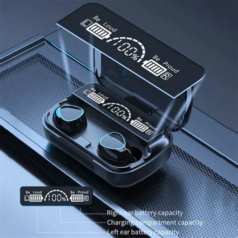 Jual Earphone Bluetooth Headset Wireless Tws M Headset Bluetooth Bass Hitam Suport Mic