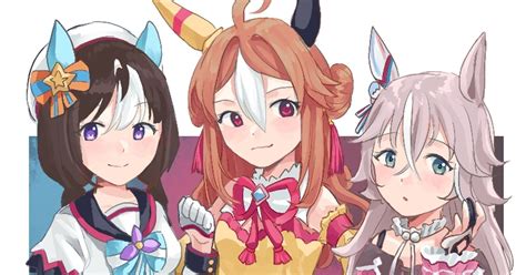 Uma Musume Pretty Derby Horse Girl 泥地三人组 August 19th 2022 Pixiv