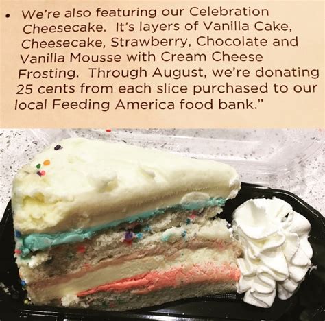 Della Favorite Celebration Cheesecake