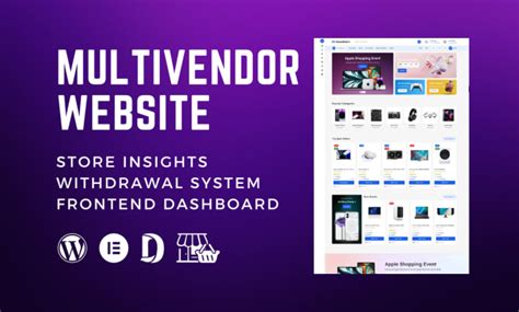 Build Profitable Multi Vendor Ecommerce Marketplace Website By Dokan Or