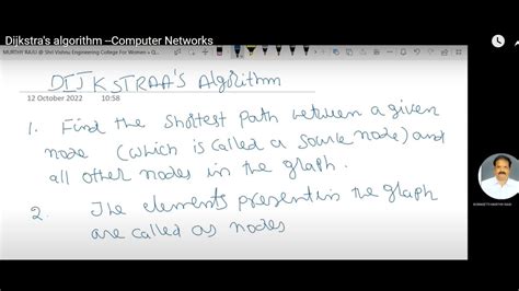 Dijkstra S Algorithm Computer Networks YouTube