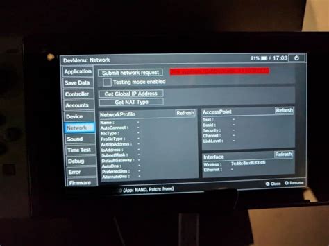 First Look At The Nintendo Switch Devmenu