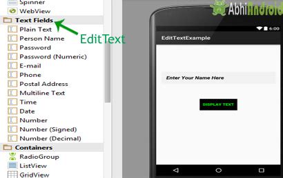 EditText Tutorial With Example In Android Studio Input Field Abhi