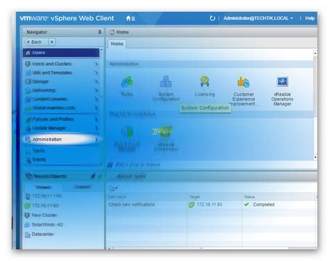 نحوه ایجاد کاربر vCenter Single Sign on