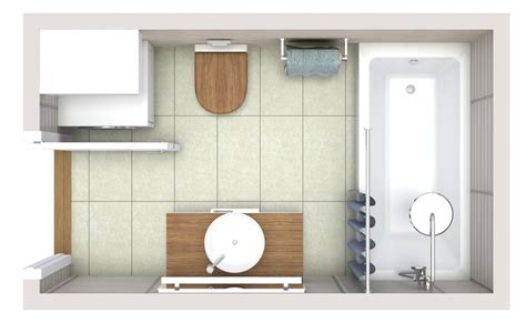 Small Narrow Bathroom Floor Plans