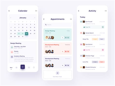 Task Planner App Mobile App Design Inspiration App Design Trends