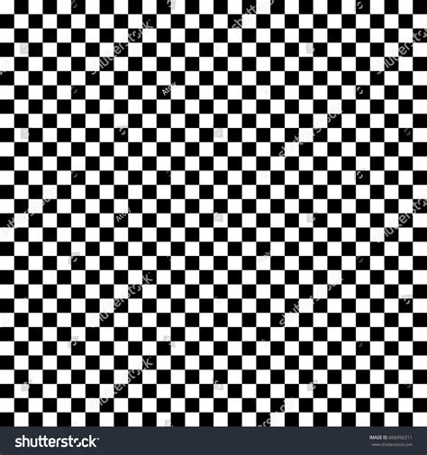 Black White Checkered Seamless Pattern Vector Stock Vector Royalty
