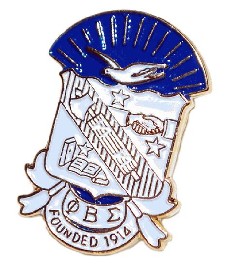 Phi Beta Sigma 3d Color Shield Pins Sale 895 Greek Gear®