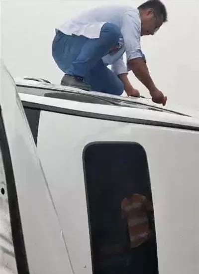 太帅了！高速上突遇事故，连云港小伙砸破车窗连救五人我苏网