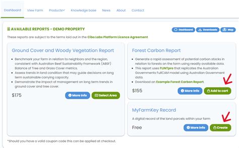 Cibo Labs Farm Reports User Guide
