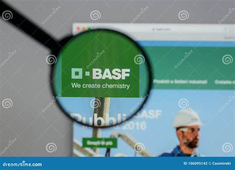 Basf Logo On A Wall Editorial Image 234061036