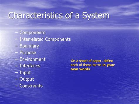 Concepts Of Systems Theory Contemplative Questions What Is