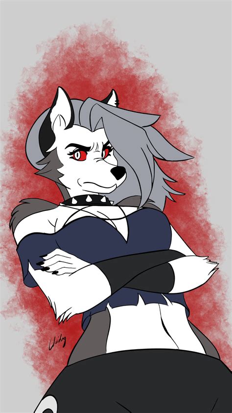 Lovely Hellhound Loona From Helluva Boss By Chisheq On Newgrounds