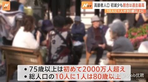 日本老龄化全球“夺冠”！每10人中，就有一个80岁老人 知乎