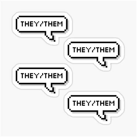 Pixel Bubble Theythem Pack Sticker For Sale By Rolancase656052