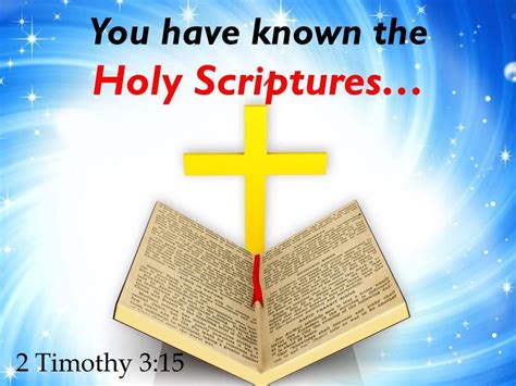 0514 2 Timothy 315 You Have Known The Holy Scriptures Powerpoint Church