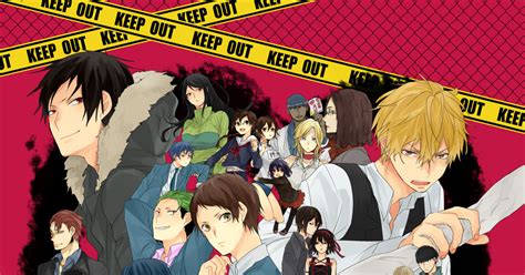 デュラララ 『池袋クロスロード Central×2』 告知イラスト ふじのマンガ 池袋クロスロードcentral×2 Drrr