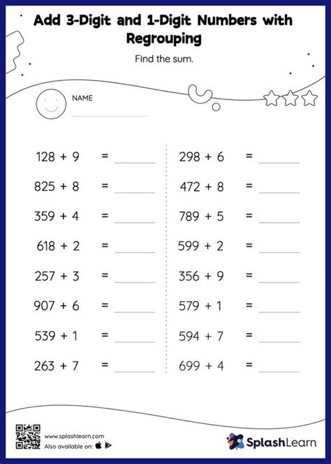 Addition Worksheets For 3rd Graders Online Splashlearn Worksheets Library