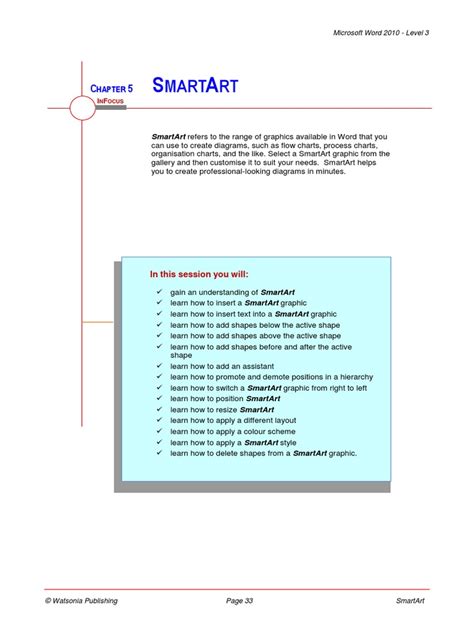 Smartart Basics Pdf Page Layout Microsoft Word