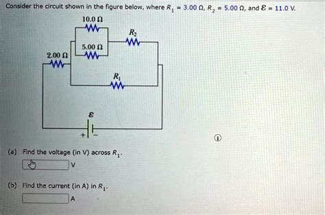SOLVED Consider the circuit shown in the figure below where R 3 00 Î