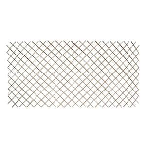 MGP In H X In L Peeled Willow Expandable Lattice Fence CWSF The Home Depot