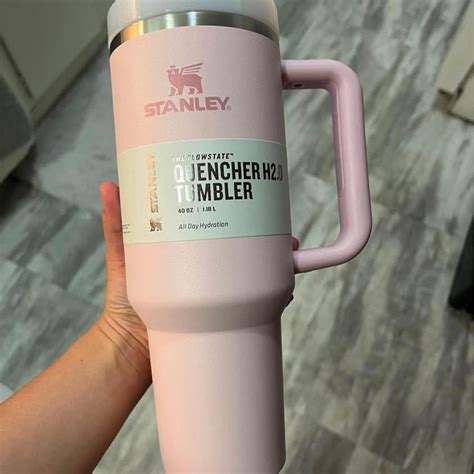 Pink Stanley Cup 40 Oz Brand New Never Used Depop