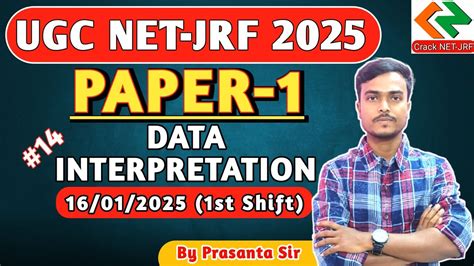 Ugc Net Paper 1 Data Interpretation For Ugc Net 2025 Pyqs In Hindi 16012025 1st Shift