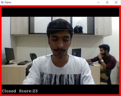 driver drowsiness detection system a python project with source code