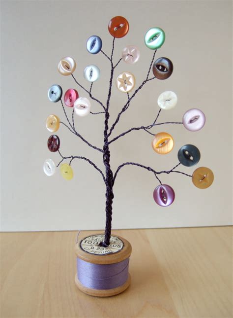 Beautiful Button Tree DIY Crafts