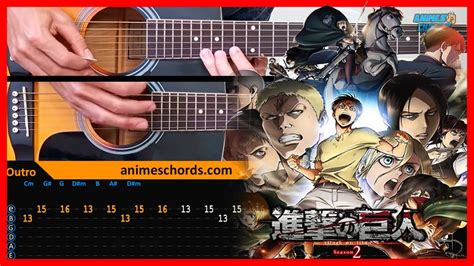 Attack On Titan Season 2 Op Shinzou Wo Sasageyo Acoustic Guitar