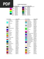 List Of Colors 550 Color Names And Hex Codes Color Meanings Pdf