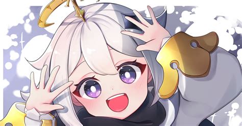 原神 パイモン 湯いちごのイラスト Pixiv