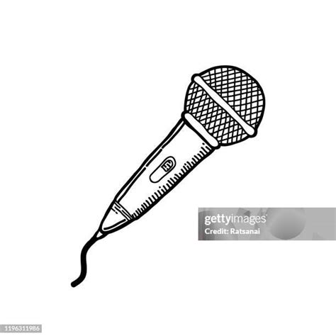 Microphone Stand Drawing