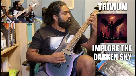 Trivium Implore The Darken Sky Guitar Bass Cover YouTube