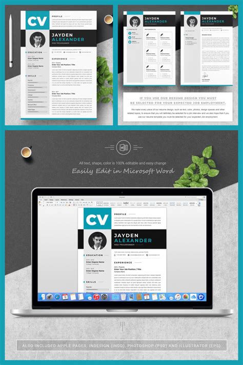 Awesome Web Programmer Resume Design Template