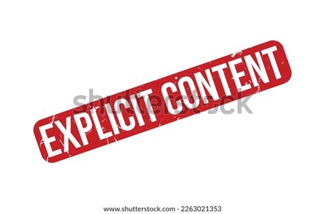 Explicit Content Rubber Stamp Seal Vector Stock Vector Royalty Free Shutterstock
