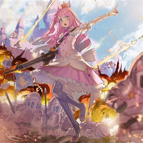 姫森ルーナ 「ルーナイトと戦うのらルーナート 」たかみまさひろ 7月～ご依頼受付中のイラスト