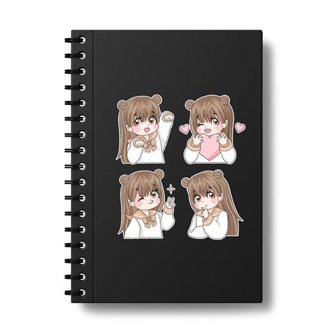 قیمت و خرید استیکر لپ تاپ و موبایل بووم طرح دختر گوگولی2 کد Mm73 مجموعه 4 عددی