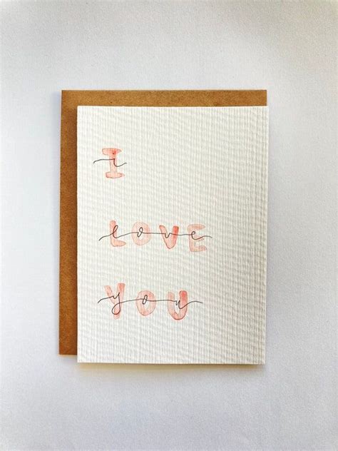Anniversary Card I Love You Card Love Card Friendship Card