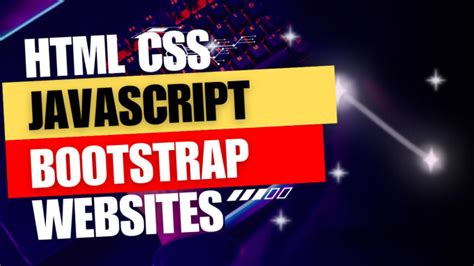 Create Responsive Website In Html Css Javascript And Bootstrap Project