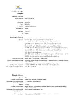Curriculum Vitae Europass Media Hotnews Ro Curriculum Vitae Europass Media Hotnews Ro Pdf