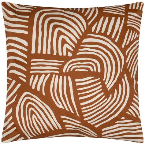 Dunes Red Outdoor Cushion Cover Brick Cushions Furn