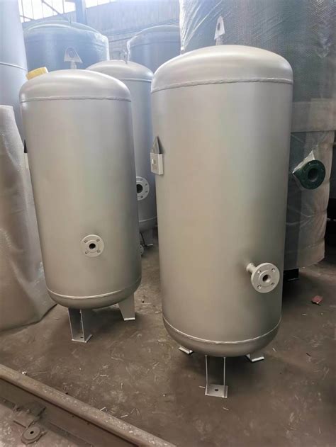 High Pressure Vertical Compressed Air Tank Stainless Steel Air Storage