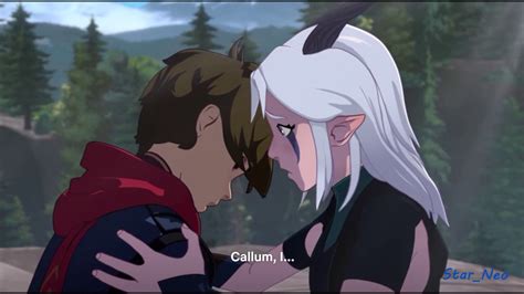 Dragon Prince Rayla And Callum Kiss